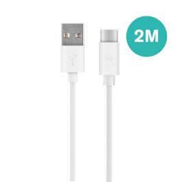 2-Meter USB-C cable - White